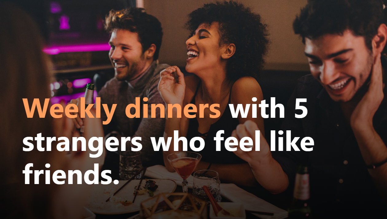 DinnerMatch – Weekly Dinners With New Friends